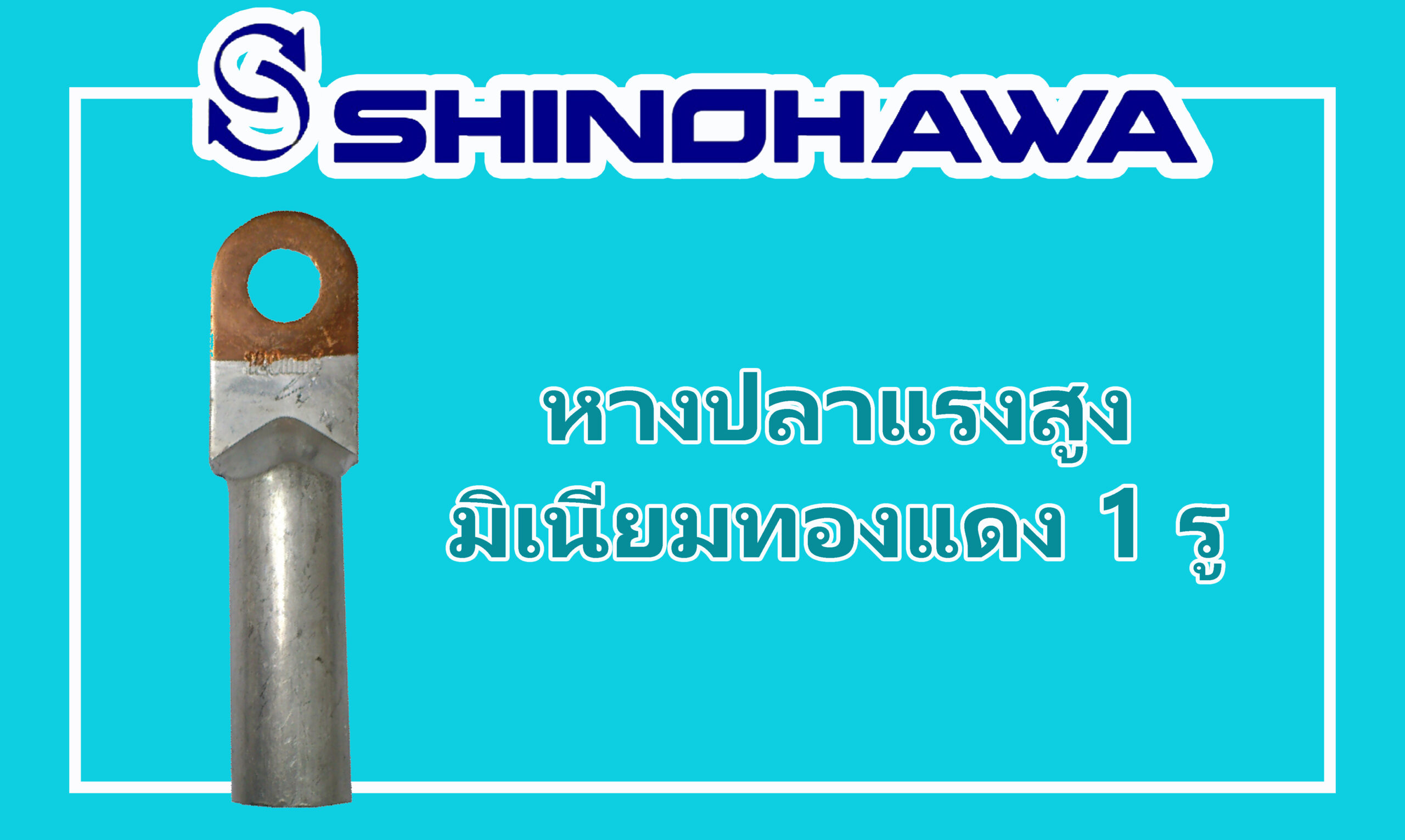SHINOHAWA : หางปลาแรงสูงมิเนียมทองแดง-1-รู - บริษัท วินแชนซ์ อินดัสตรี ...